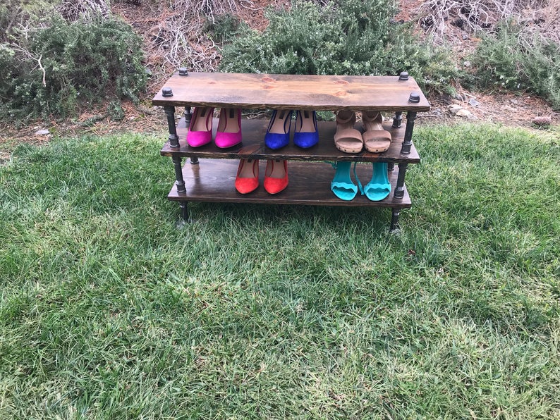 Industrial Shoe Rack - Etsy