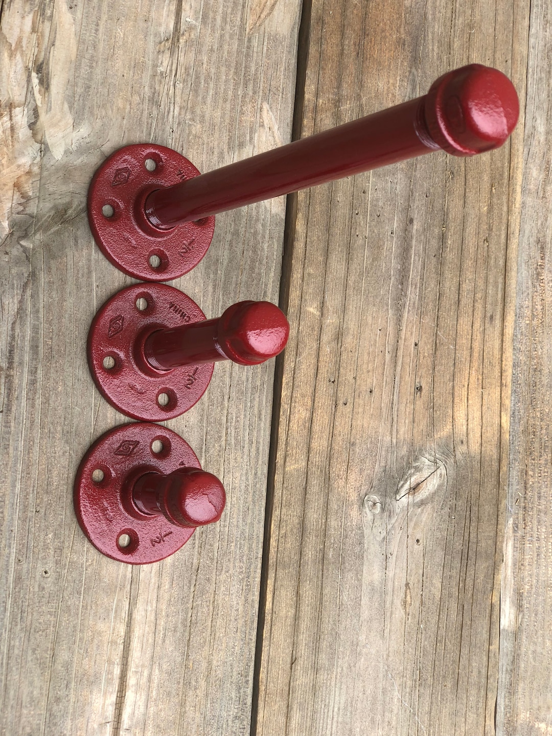 Ships 2-3 Days, Clothing Rack - Industrial Pipe - Red Painted Color - Etsy