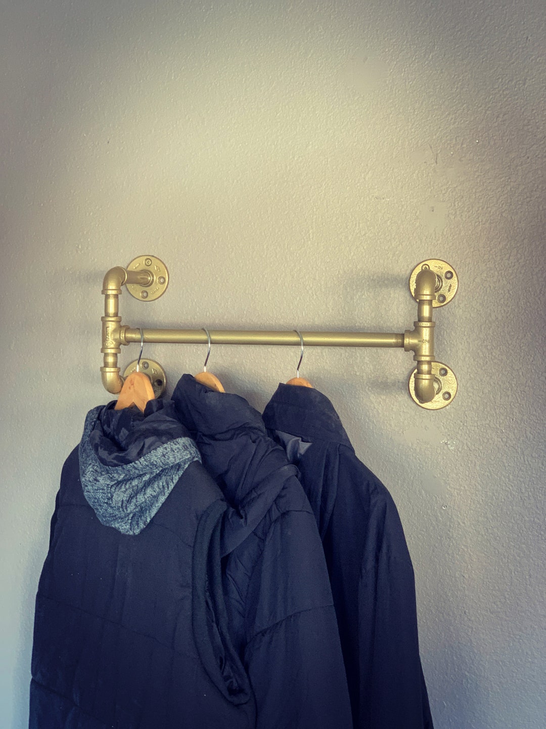 Pipe Clothing Rack Industrial Style for Dressing Room, We Customize ...