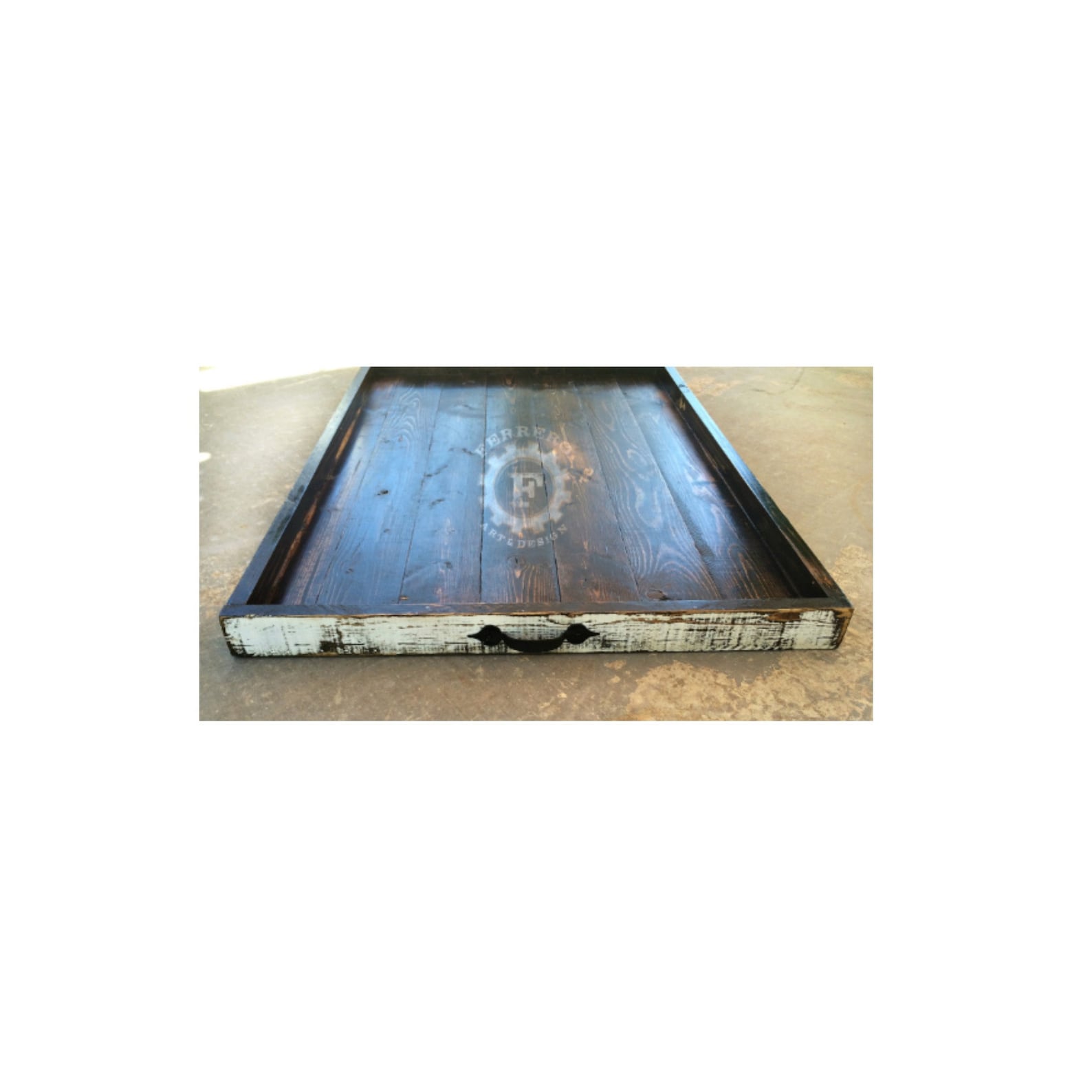 Wood Tray, Rustic Tray, Shabby Chic, Reclaimed, Large Tray, Shabby Tray ...