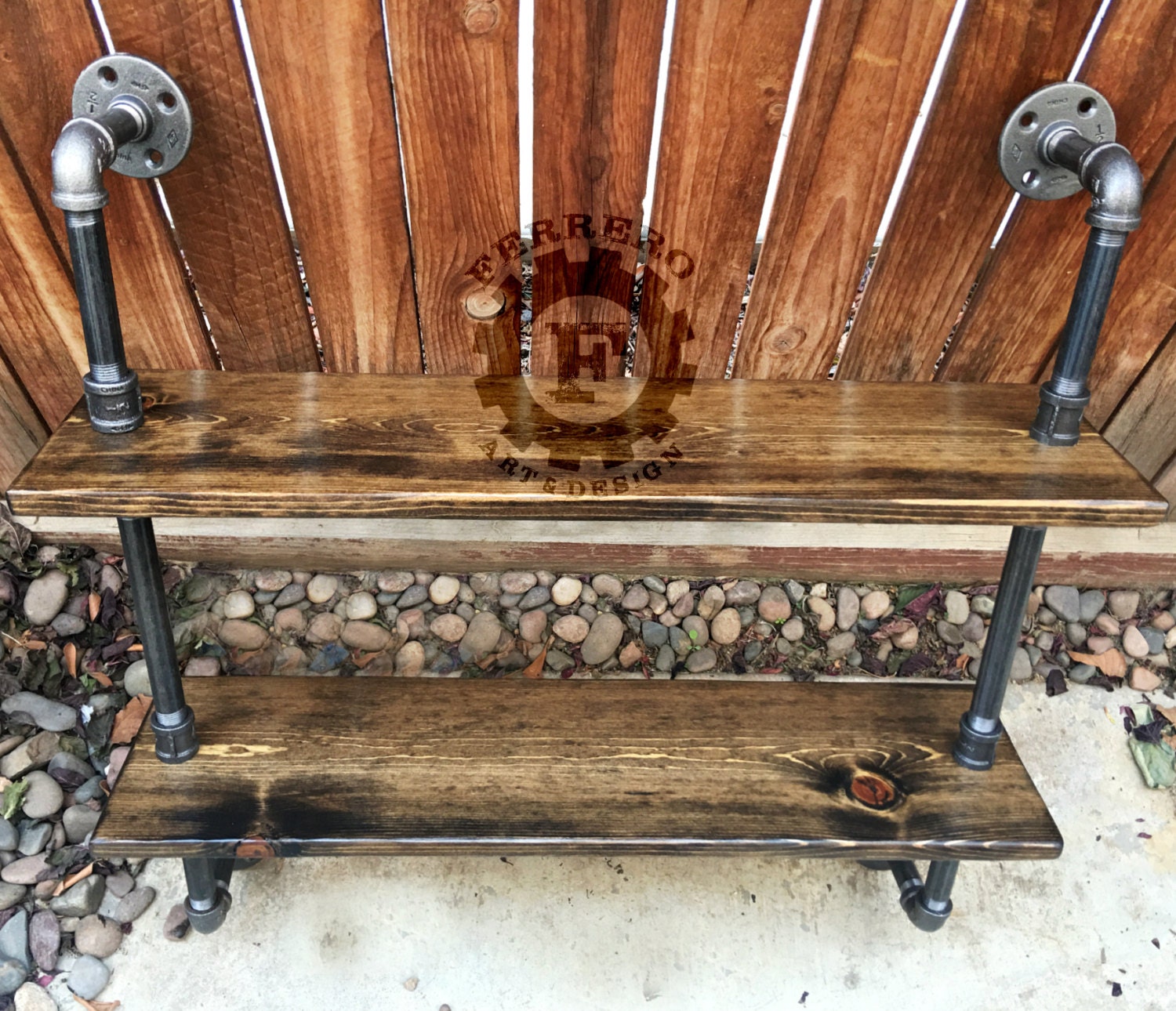 Industrielle Regal - Industrie-Rohr - Holz Pfeifen - Regal - Regale ...
