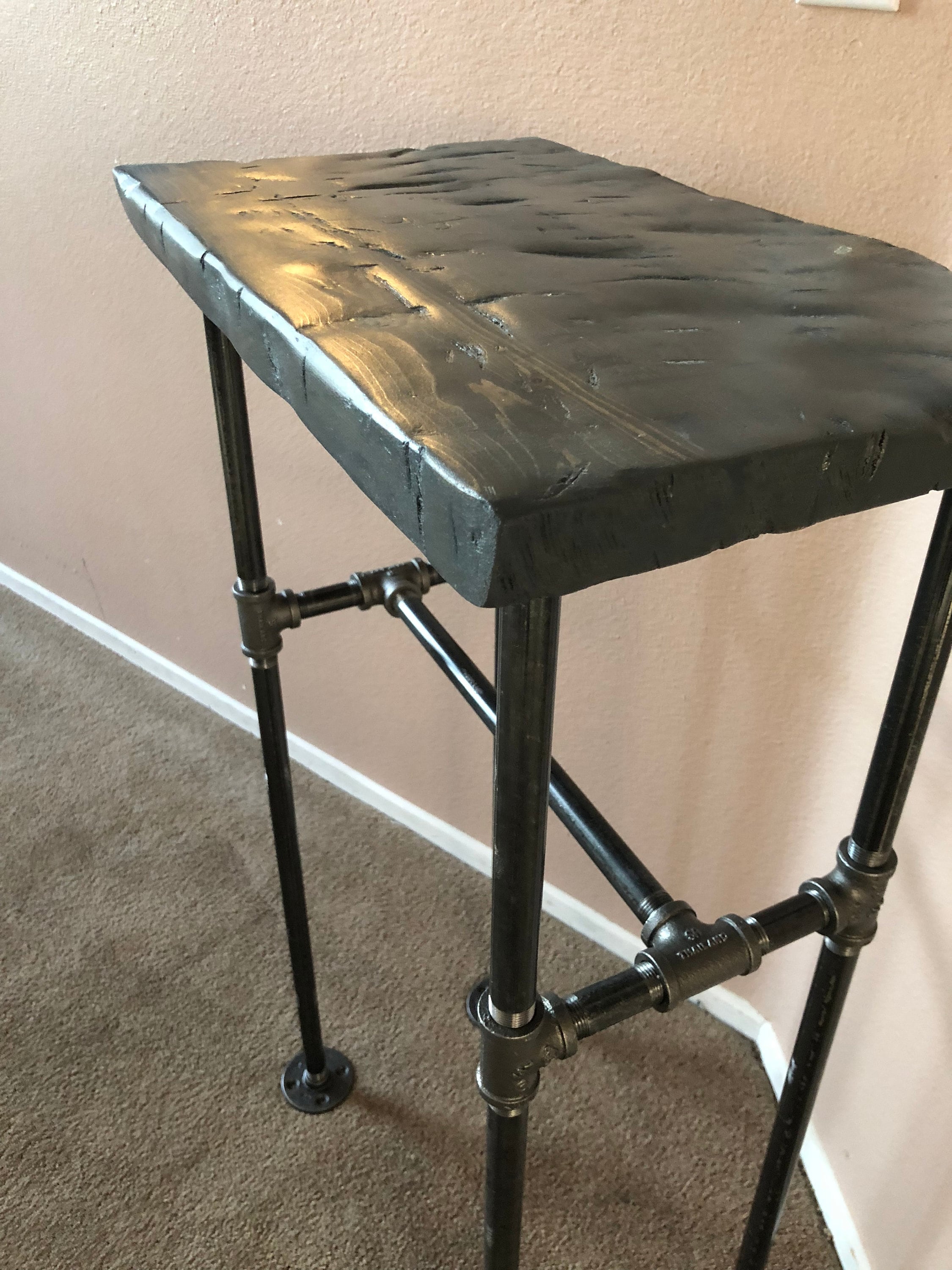 Pipe table industrial Table pipe table side table | Etsy