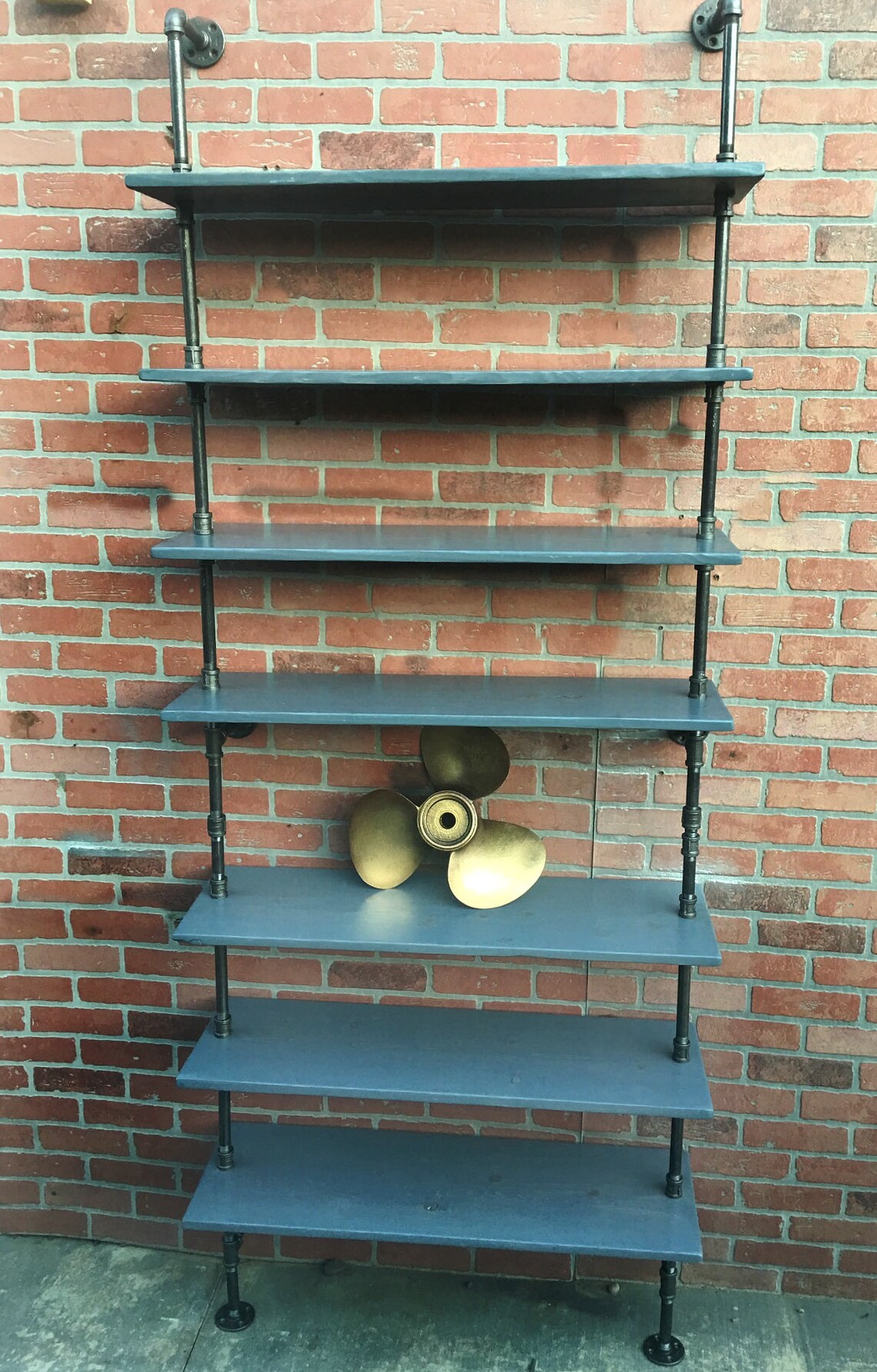 Pipe shelf Steampunk Shelf Industrial Shelf Rustic Shelf | Etsy