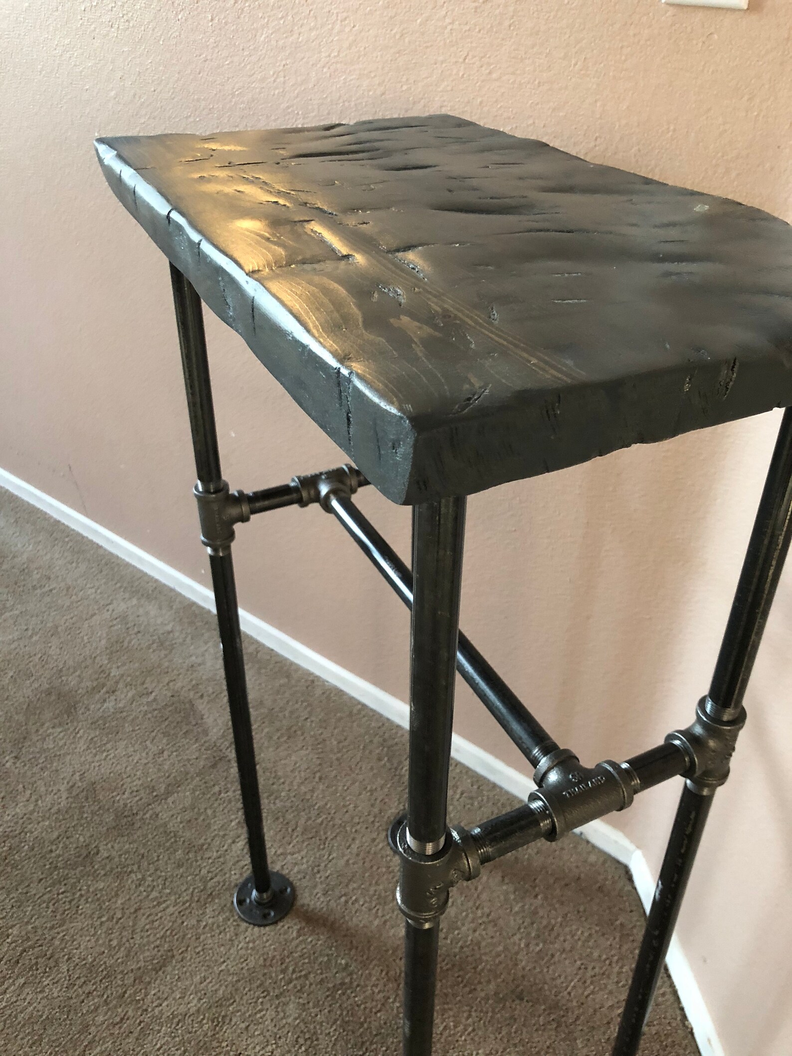 Pipe Table Industrial Table Pipe Table Side Table | Etsy