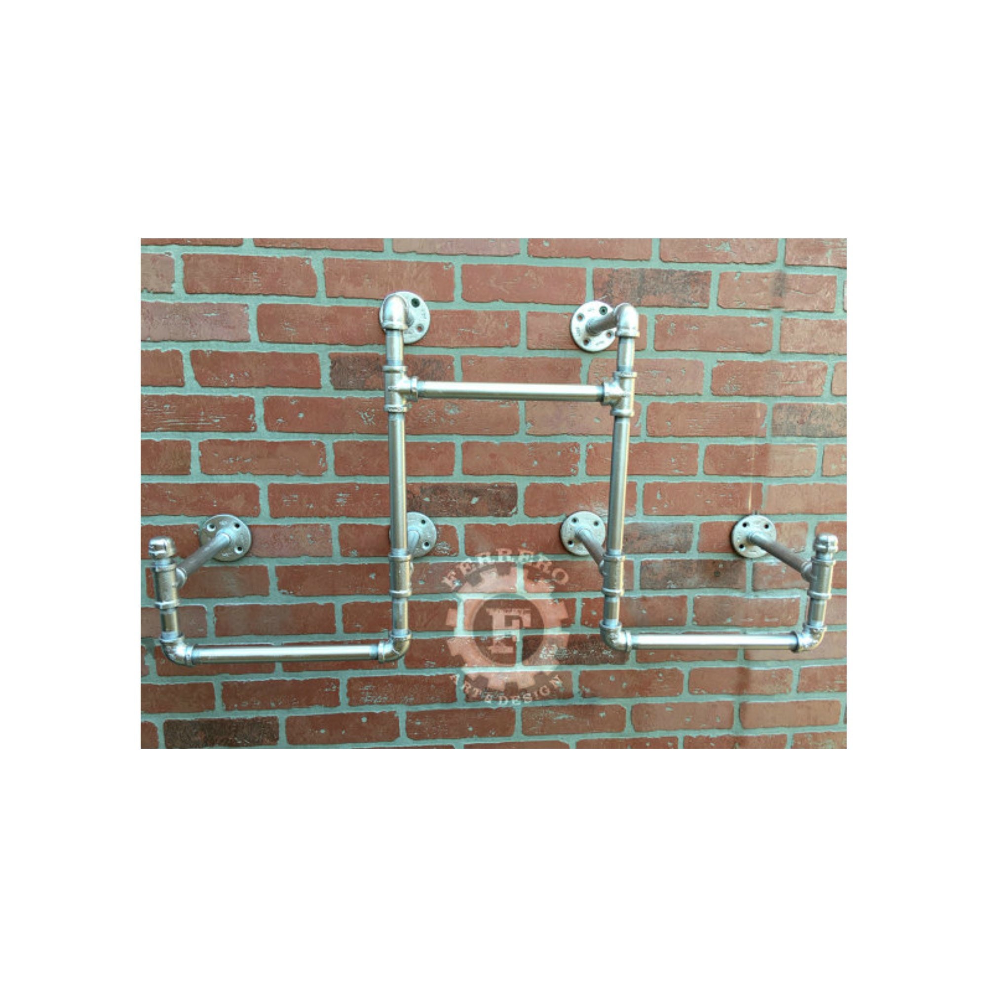 Rack industrial rack de tuberías decoración industrial - Etsy España