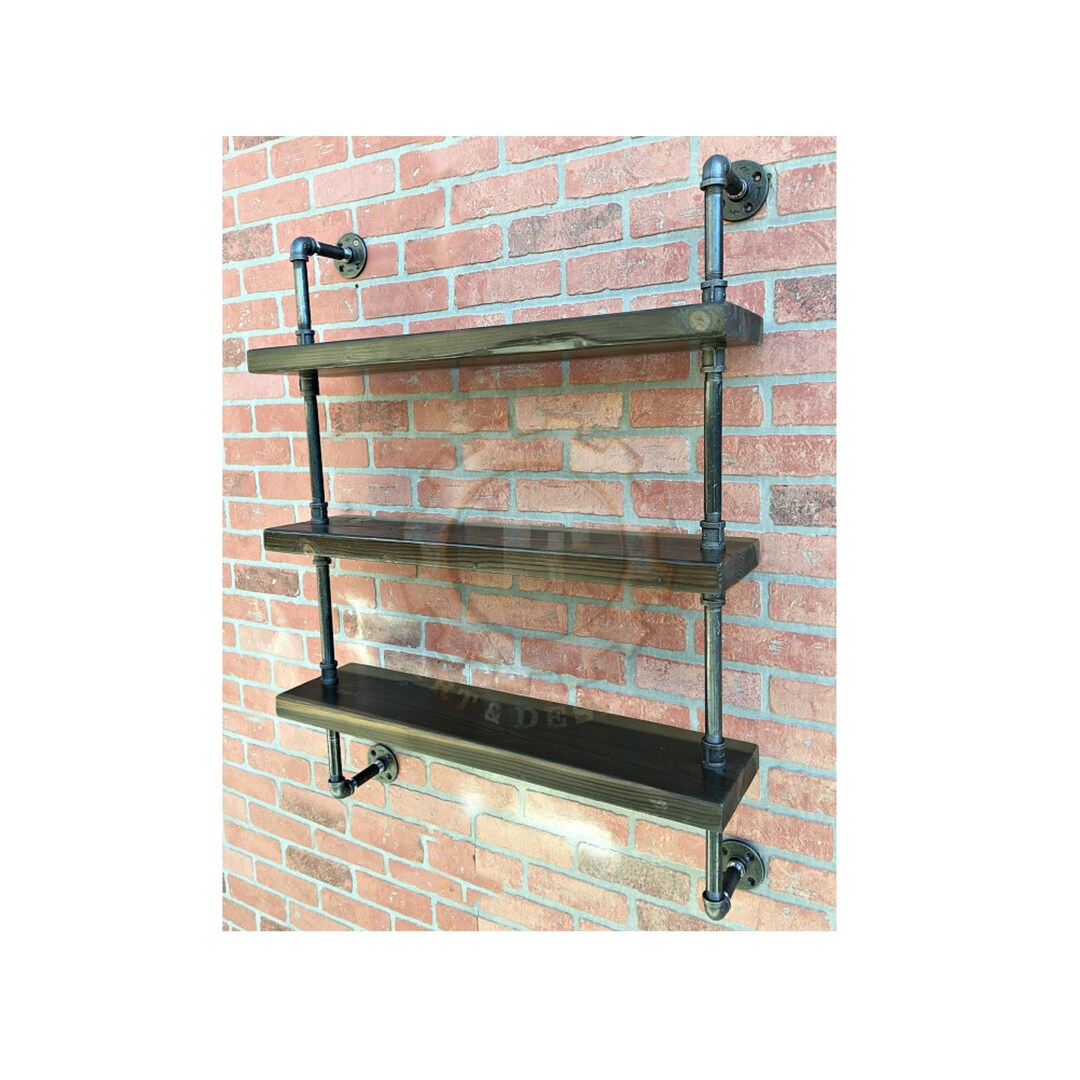 Pipe Shelf, Steampunk Shelf, Industrial Shelves, Industrial Shelf, Pipe ...