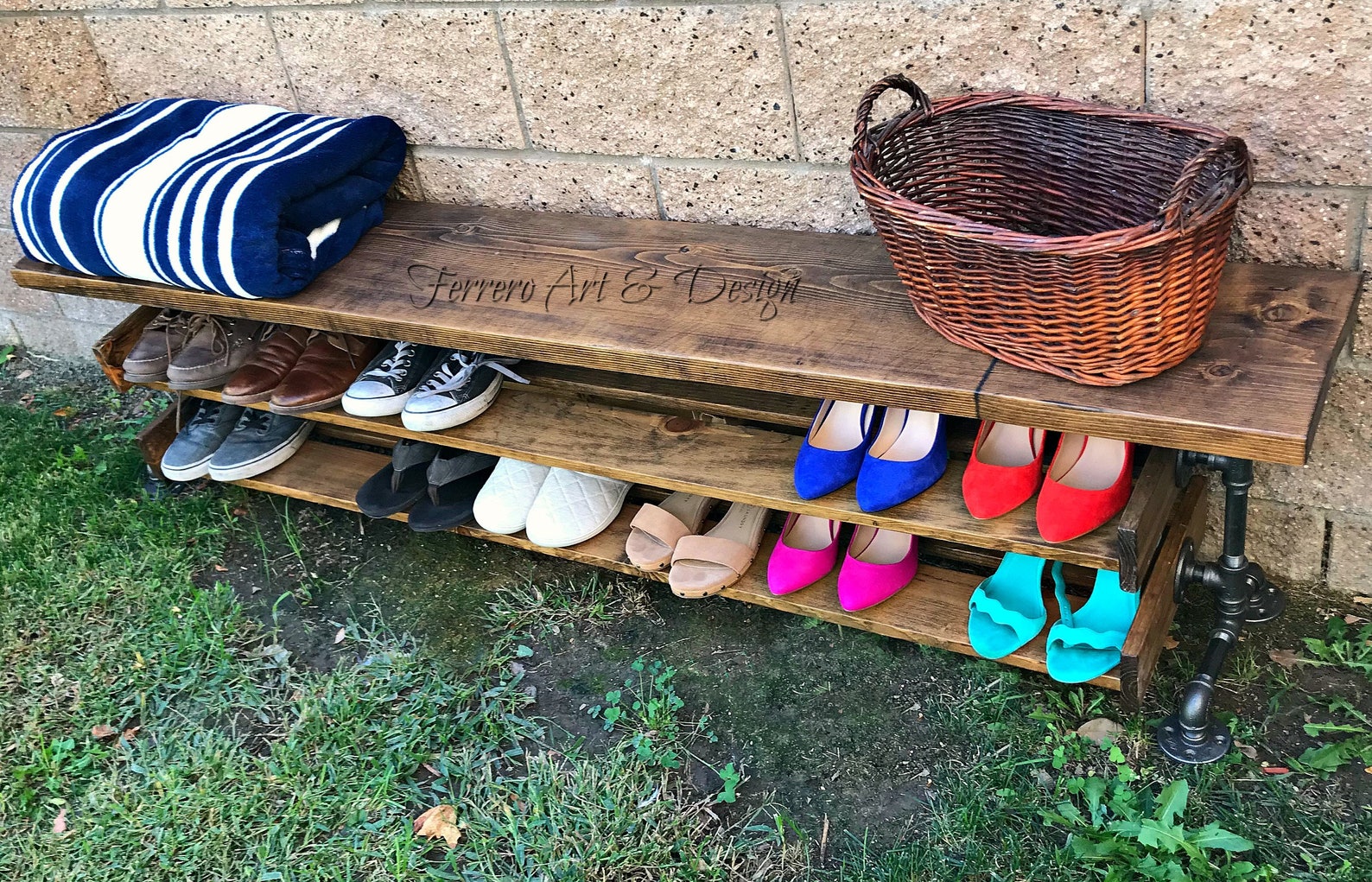 Shoe Rack Store Decor Boutique Decor Closet Organizer | Etsy