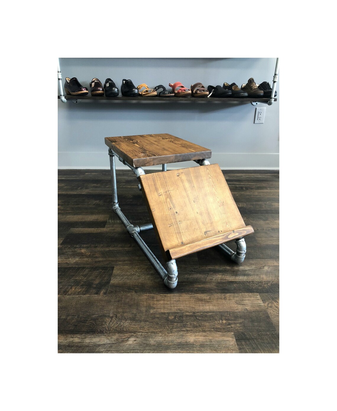 Shoe Fitting Stool Industrial Shoes Stools for Shoe Store or - Etsy