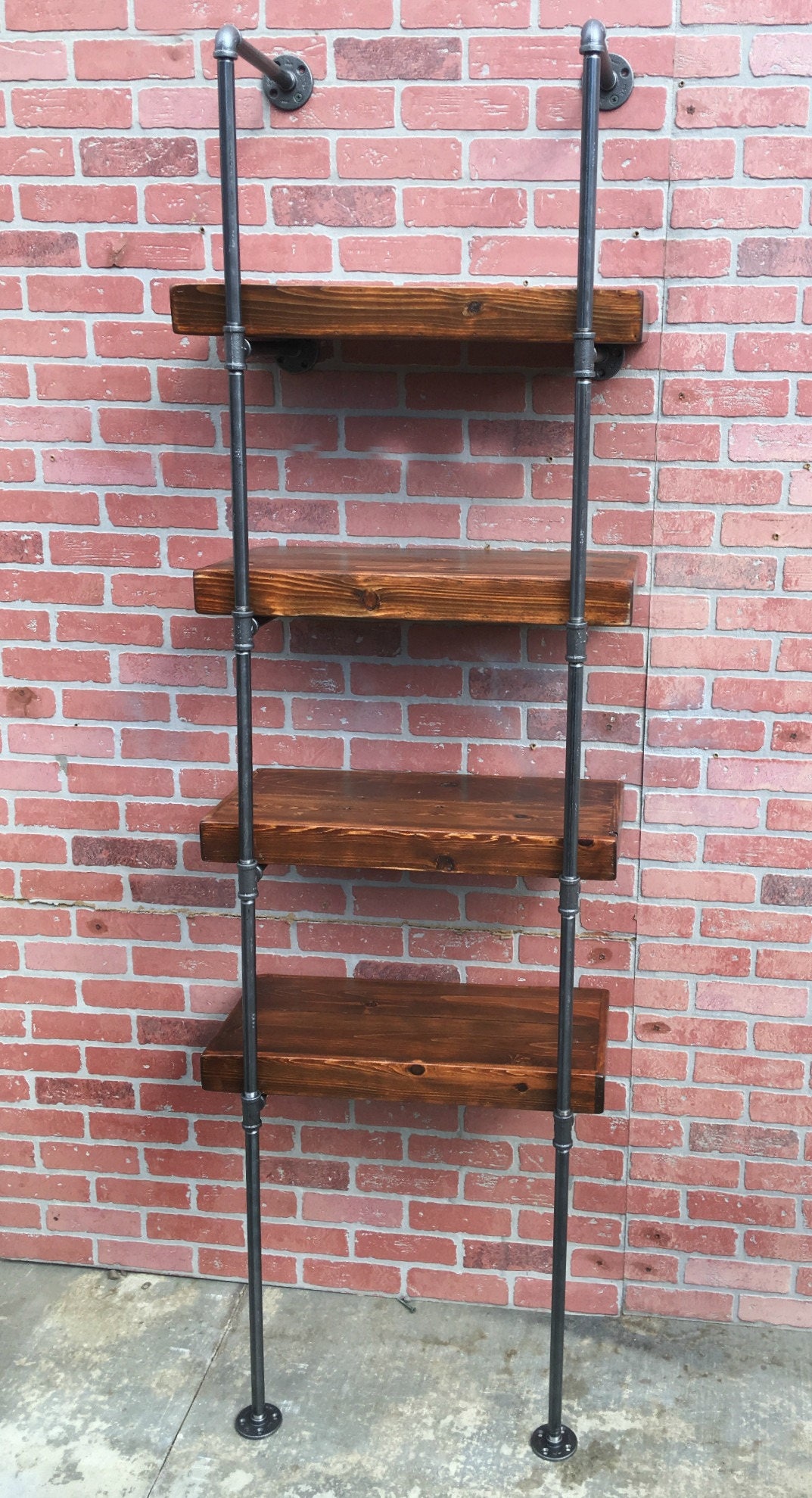 Industrial Shelf Pipe Shelf Shelves Rustic Kitchen Bathroom - Etsy