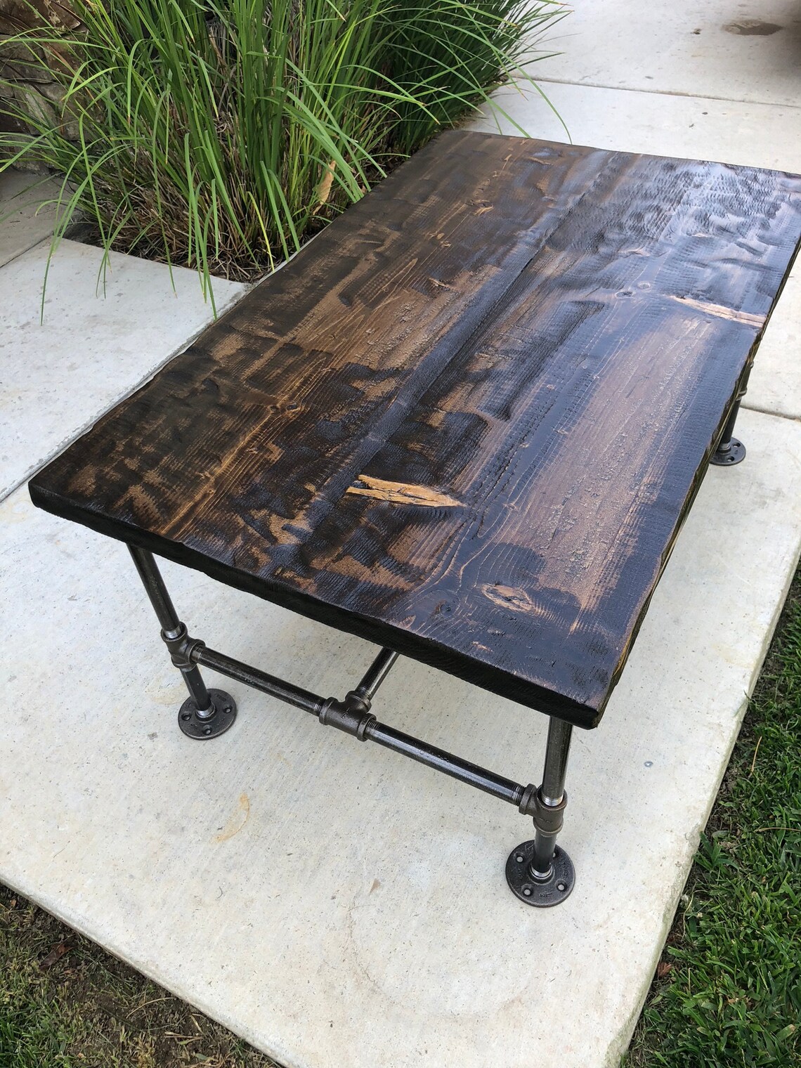 Rustic Table, Side Table, Industrial Pipes, Pipes Shelving, Tables - Etsy