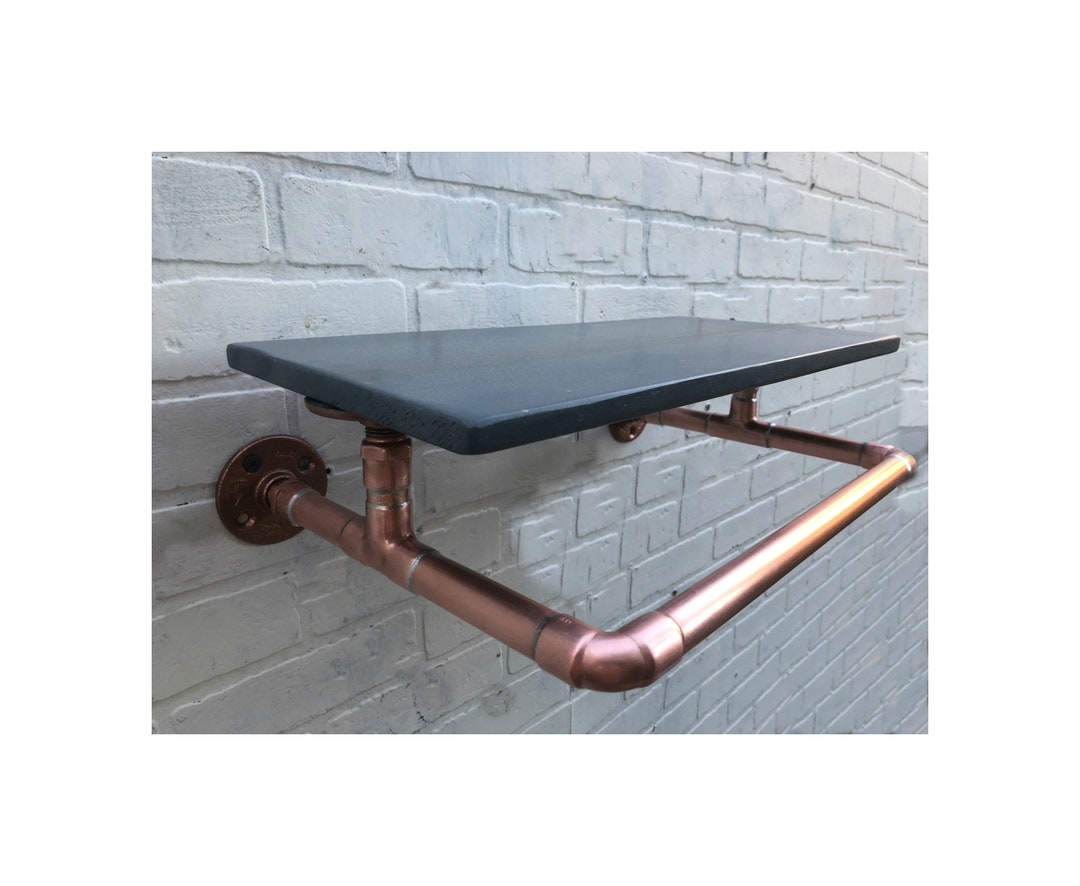 Rack Shelf, Industrial Shelf, Copper Rack, Copper Shelf, Clothing Rack ...