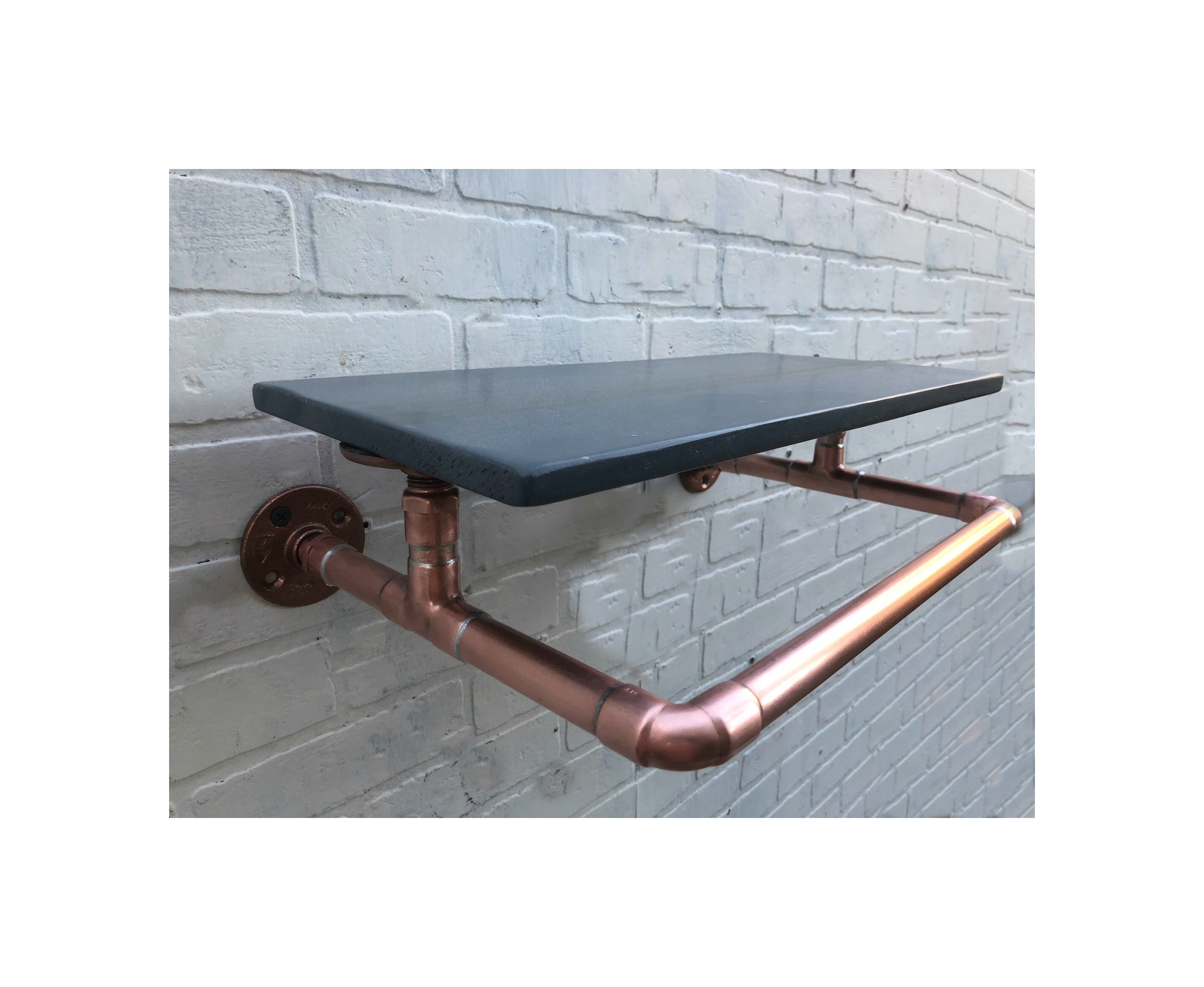 Rack Shelf Industrial Shelf Copper Rack Copper Shelf - Etsy