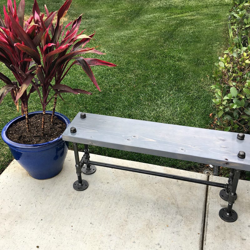 Pipe Bench - Etsy