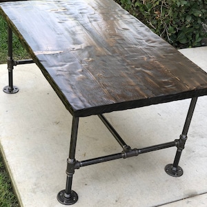 Rustic Table, Side Table, Industrial Pipes, Pipes Shelving, Tables - Etsy