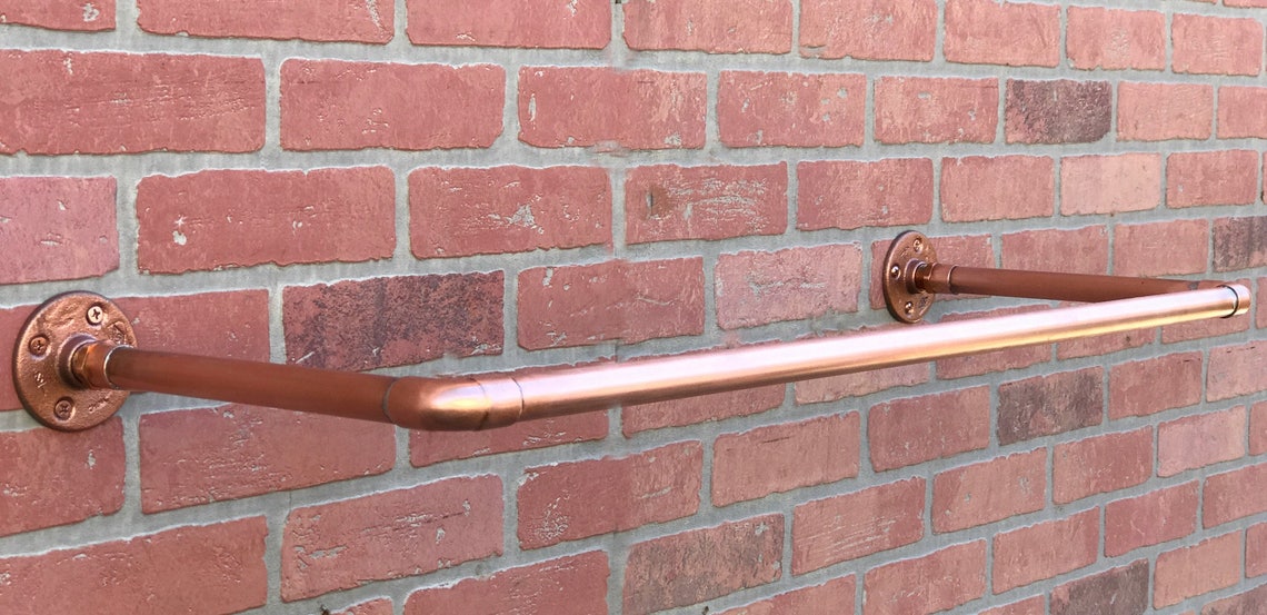 Copper , Clothes Rack , Industrial Pipe , Pipes Rack , Hanging ...