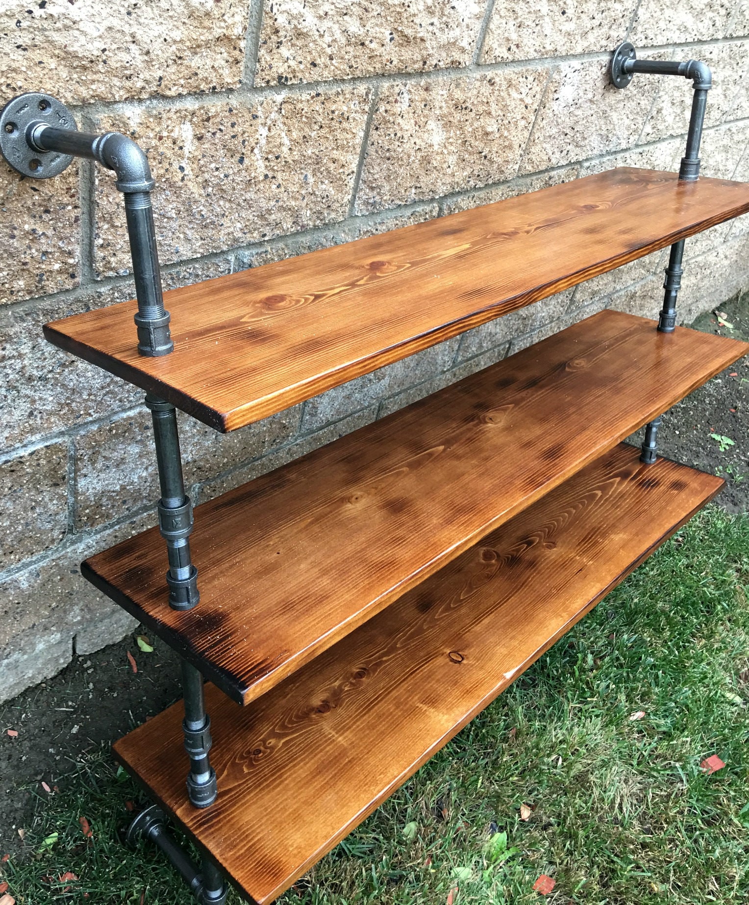 Pipes Shelf Industrial Shelf Wall Shelf Pipe Shelf | Etsy