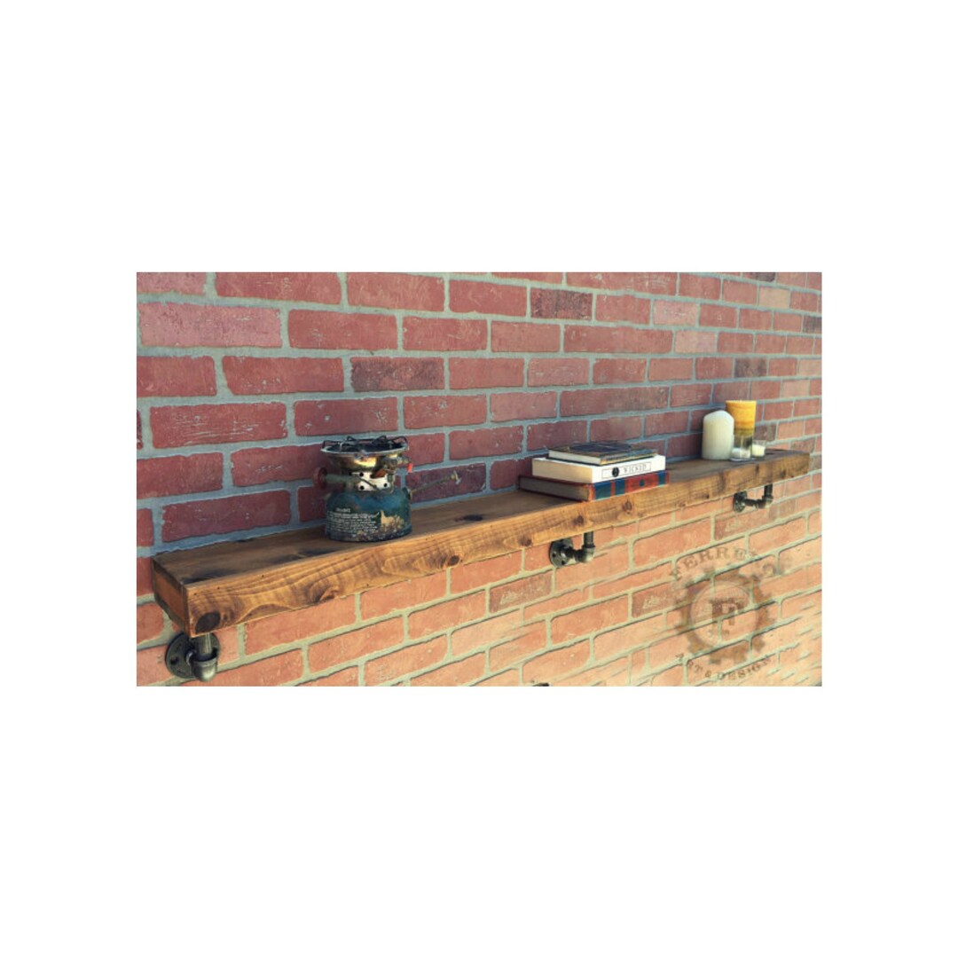 Rustic Shelf, Steampunk, Shelf, Industrial Shelf, Shelves, Book Shelf ...