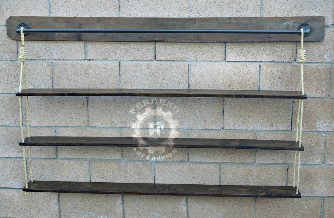 Shelf Rustic Shelf Pipe Shelf Wall Shelf Wall Decor - Etsy
