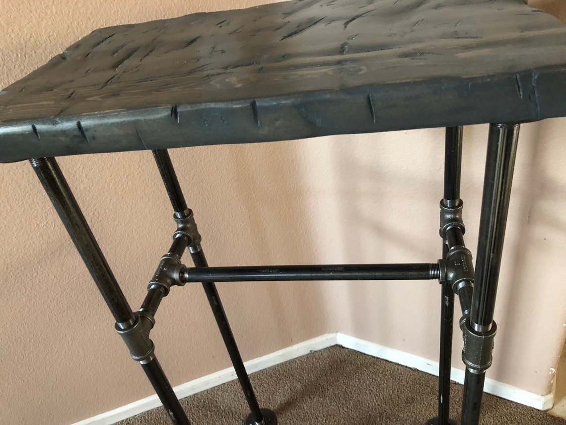 Pipe Table Industrial Table Pipe Table Side Table | Etsy
