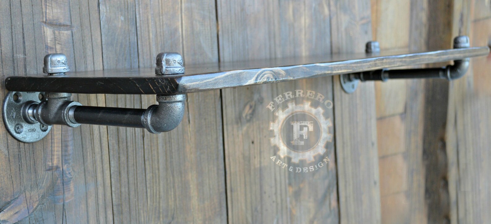 Steampunk Shelf, Pipe Shelf, Book Shelf, Industrial Shelf, Industrial ...