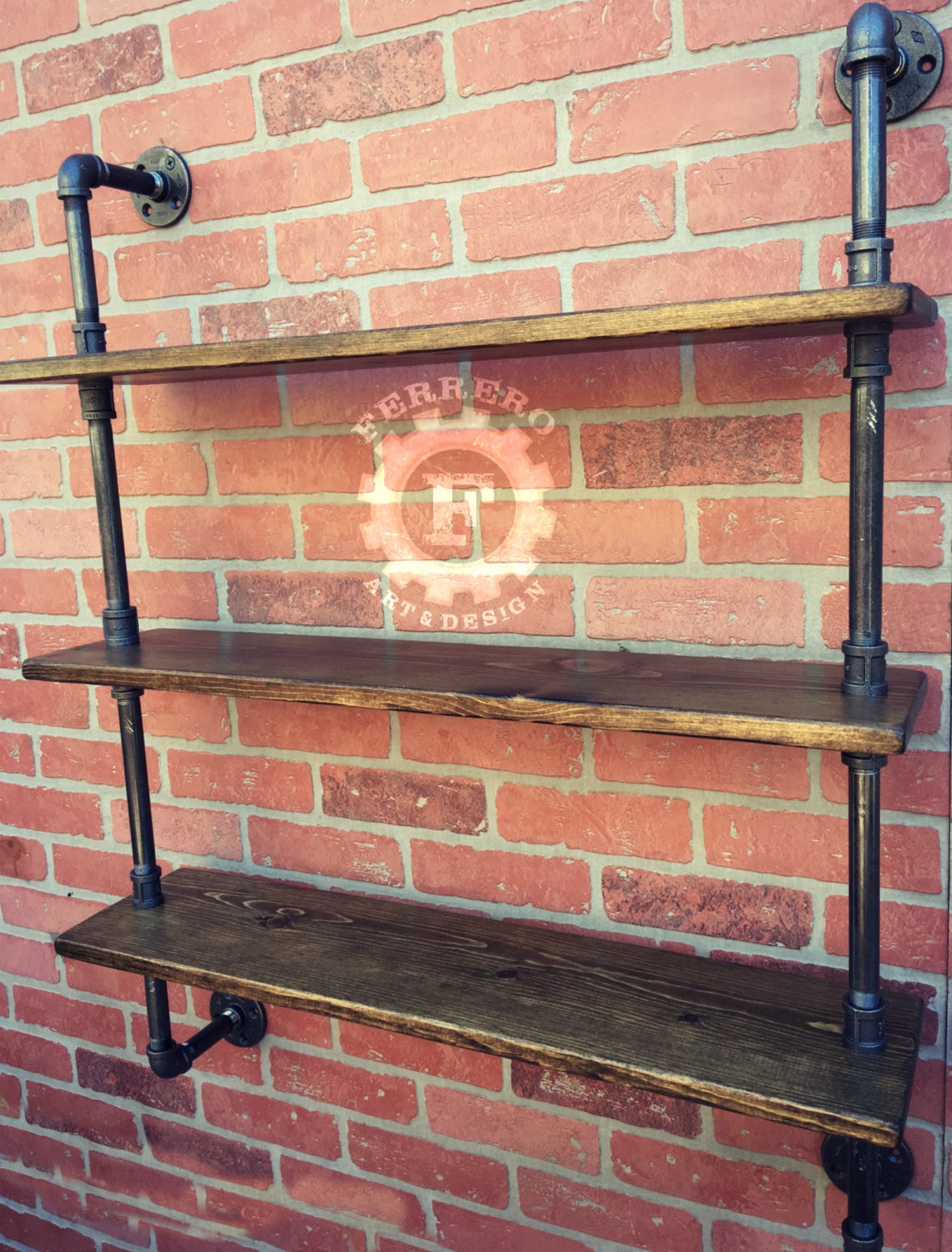 Pipe Shelf Industrial Shelves Industrial Shelf Pipe | Etsy