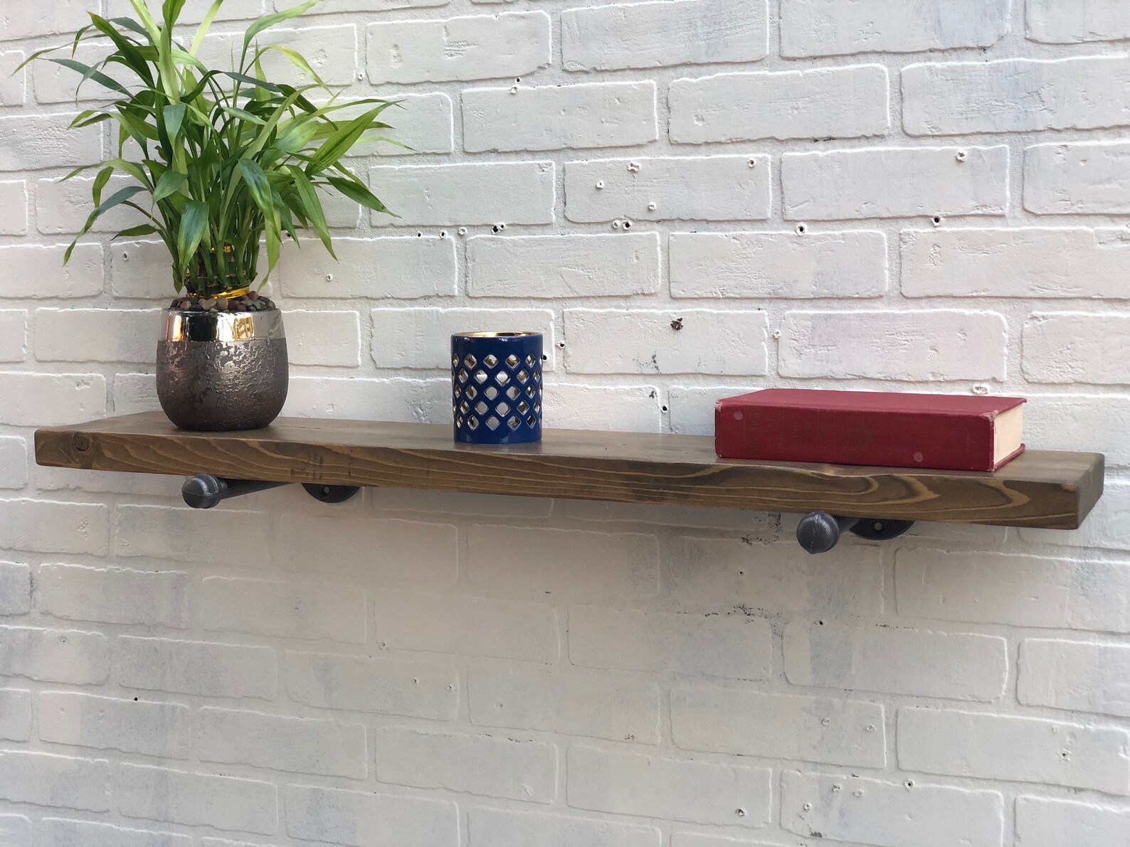 Pipe Shelf Industrial Shelves Pipe Shelving Reclaimed Look - Etsy