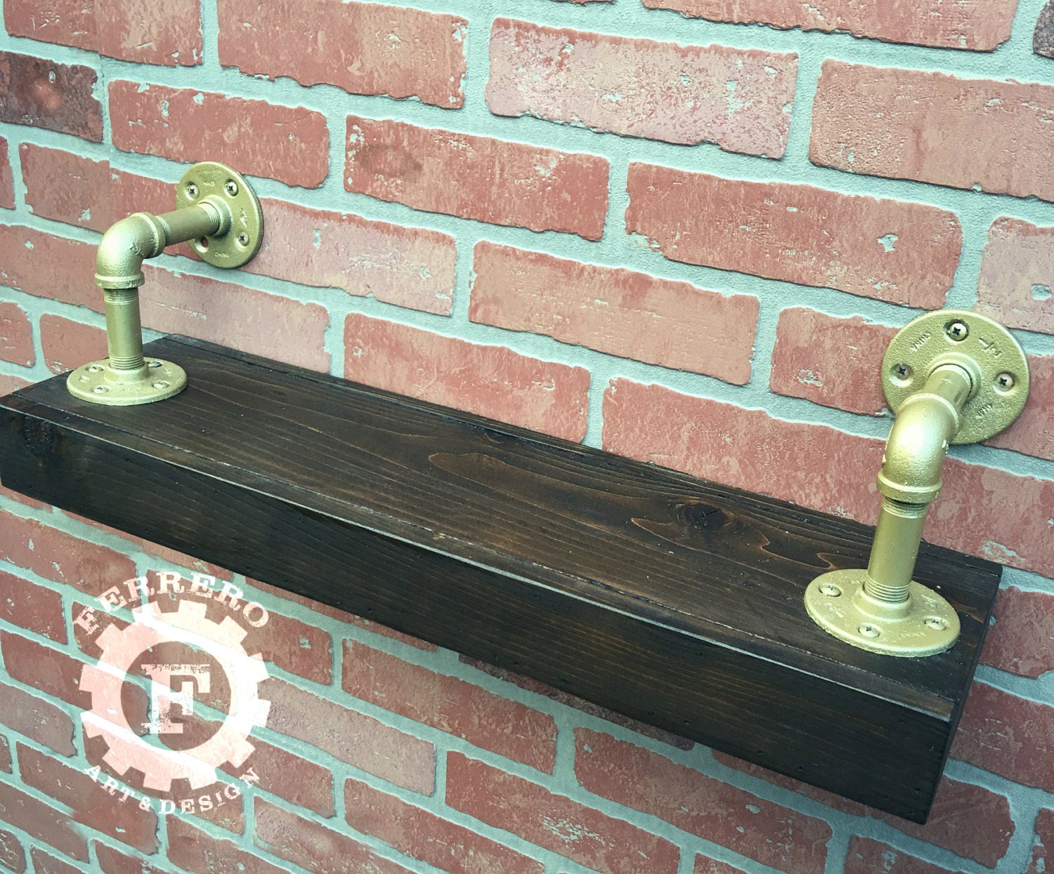 Industrial Shelf Steampunk Shelf Rustic Shelf Pipe Shelf | Etsy