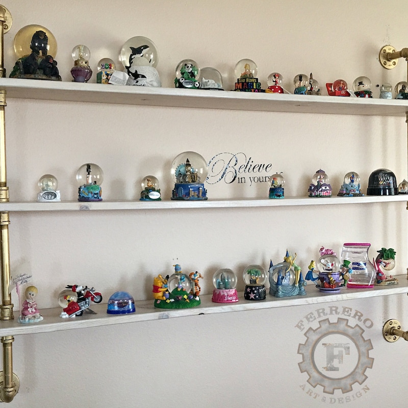 Gold Pipe Shelves - Etsy