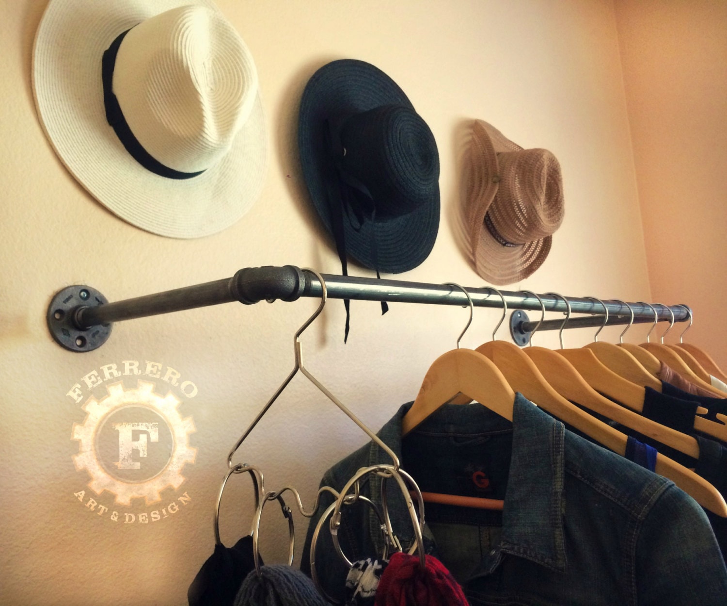 35 Clothing Rack pipe rack Steel Pipe Retail | Etsy