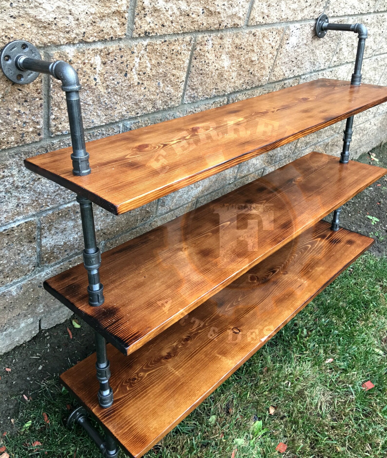 Pipes Shelf, Industrial Shelf, Wall Shelf, Pipe Shelf, Industrial Decor ...