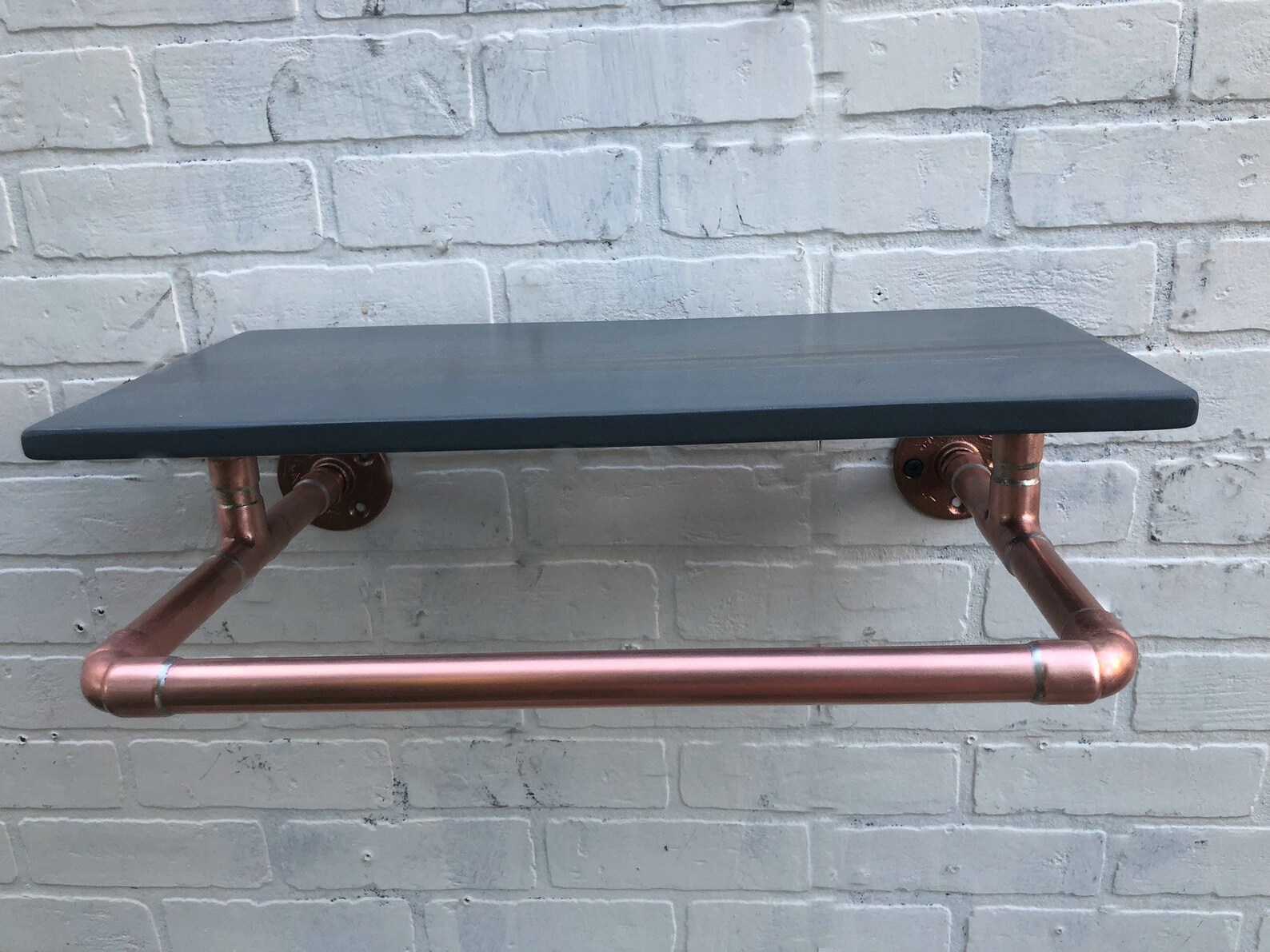 Rack Shelf, Industrial Shelf, Copper Rack, Copper Shelf, Clothing Rack ...