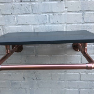 Rack Shelf, Industrial Shelf, Copper Rack, Copper Shelf, Clothing Rack ...