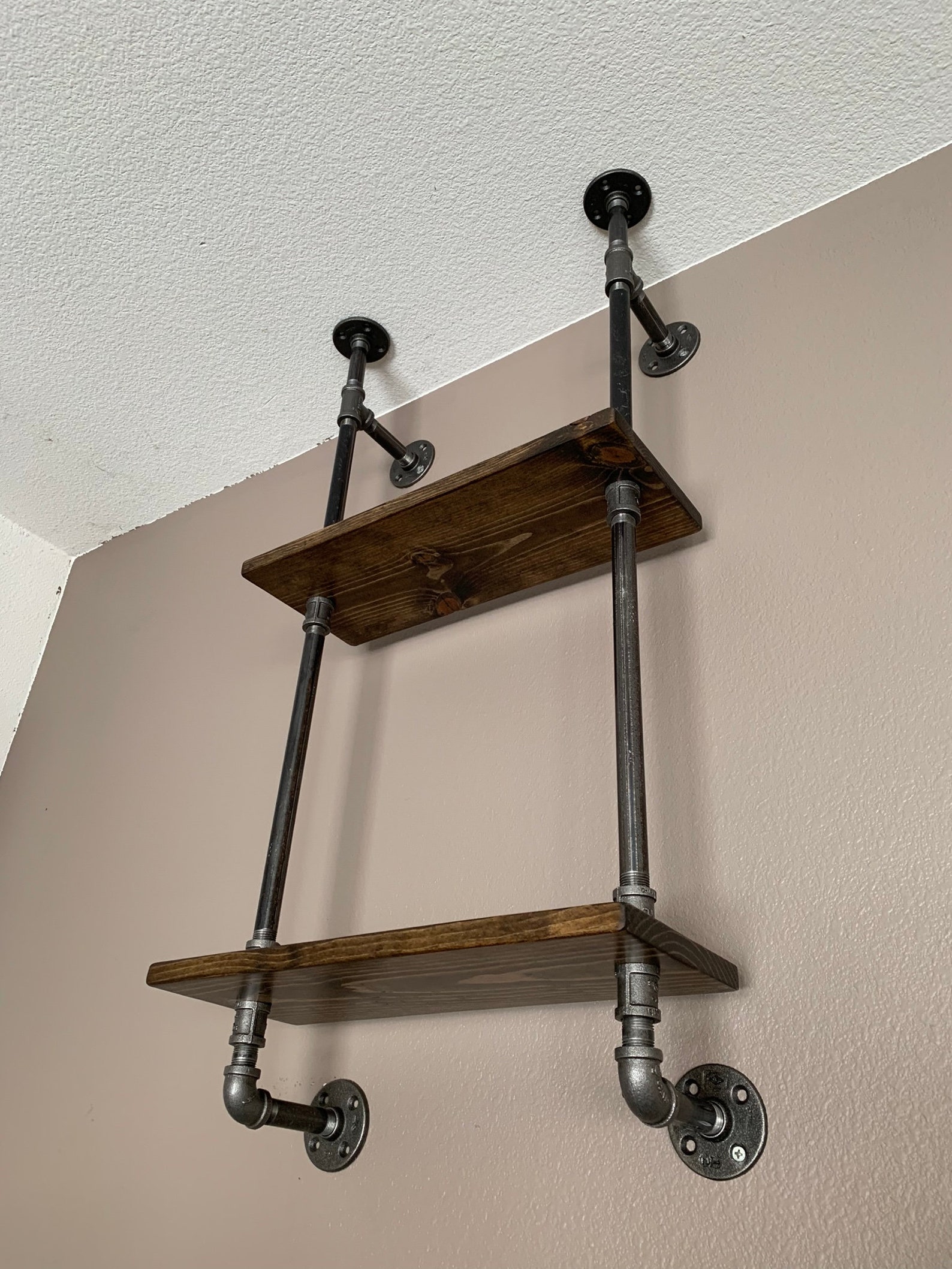 Kitchen, Industrial Wall, Art Decor, Pipe Wood, Reclaimed Look ...
