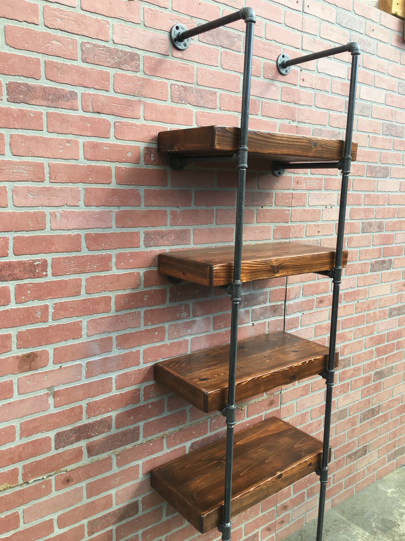 Industrial Shelf Pipe Shelf Shelves Rustic Kitchen Bathroom - Etsy