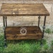 Pipe Table , Industrial Table, Rustic Table , Pipes , Wood , Side Table ...