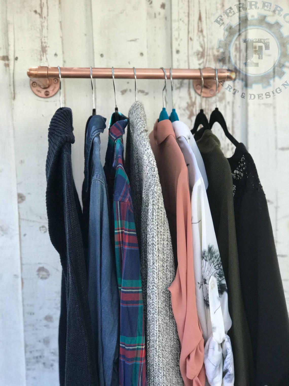 Copper Rack Clothing Rack Clothing Rack Garment | Etsy