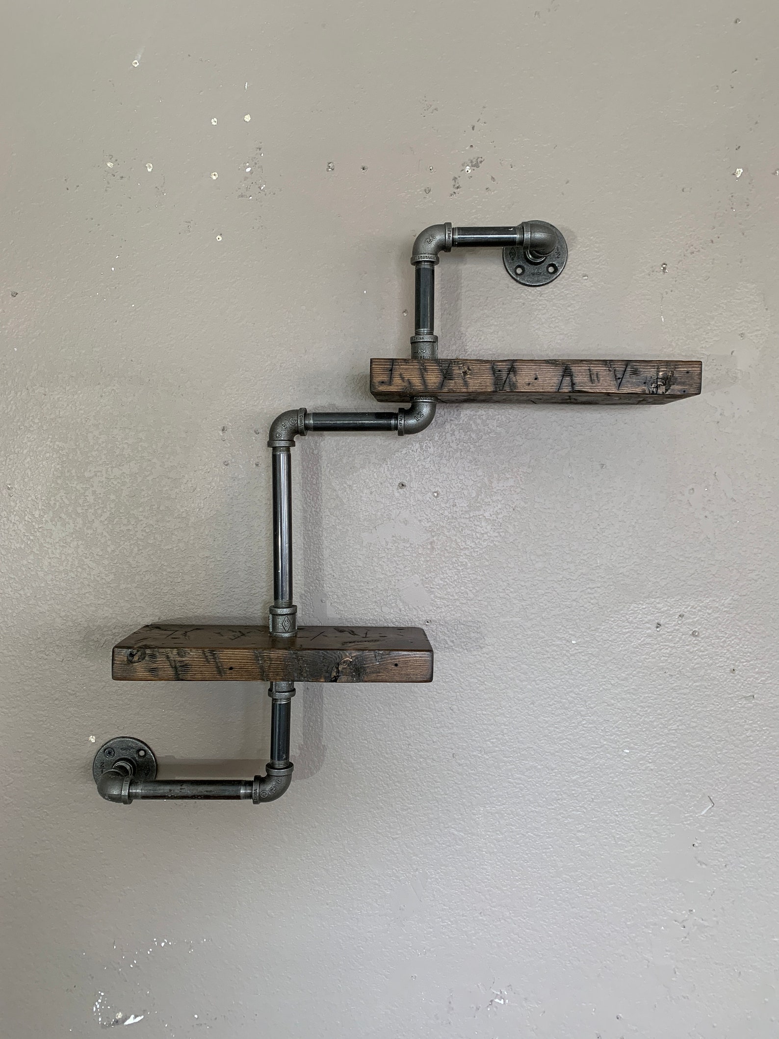 Wall Shelf Decor, Steampunk Shelf, Wall Shelves, Industrial Decor ...