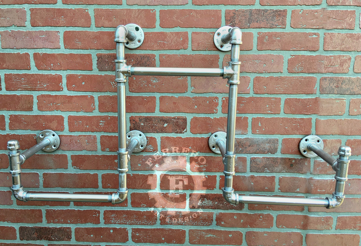 Rack industrial rack de tuberías decoración industrial - Etsy España