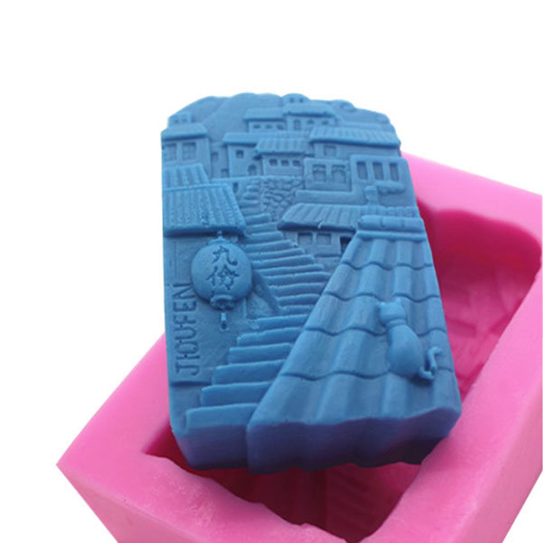 3D Town Craft Art Silicone Soap Mold Craft Molds DIY Handmade - Etsy