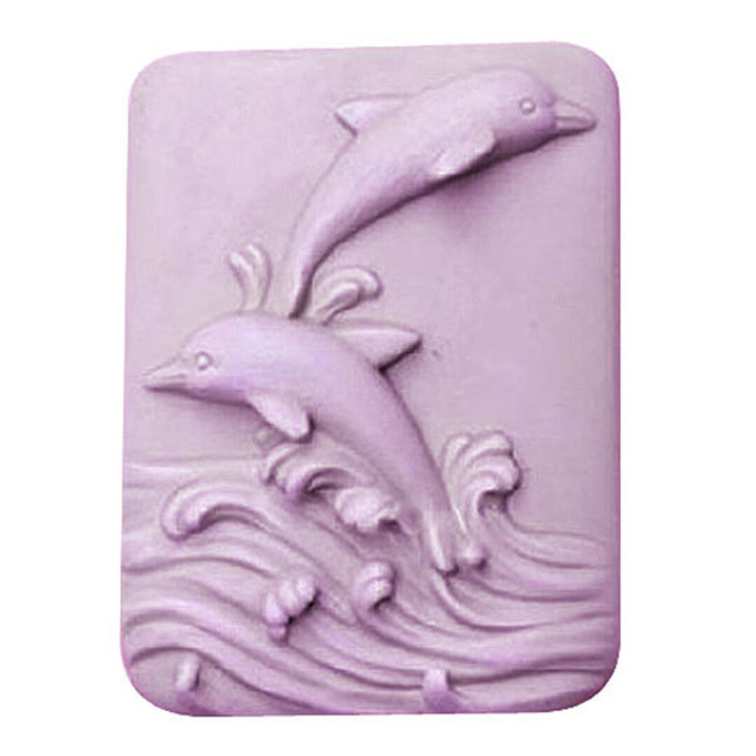 3D Dolphin Lovers Craft Art Silicone Soap Mold Craft Molds DIY Handmade ...