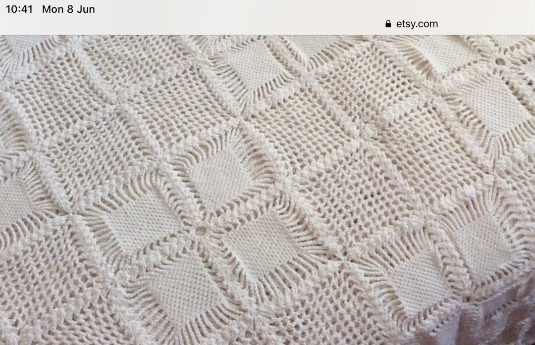 Hand Crochet Bedspreads - Etsy