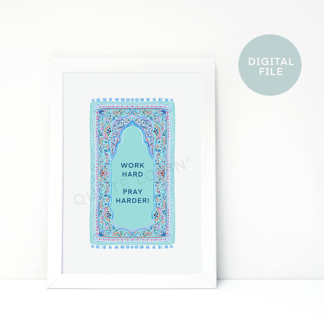 Pray Harder - Etsy UK