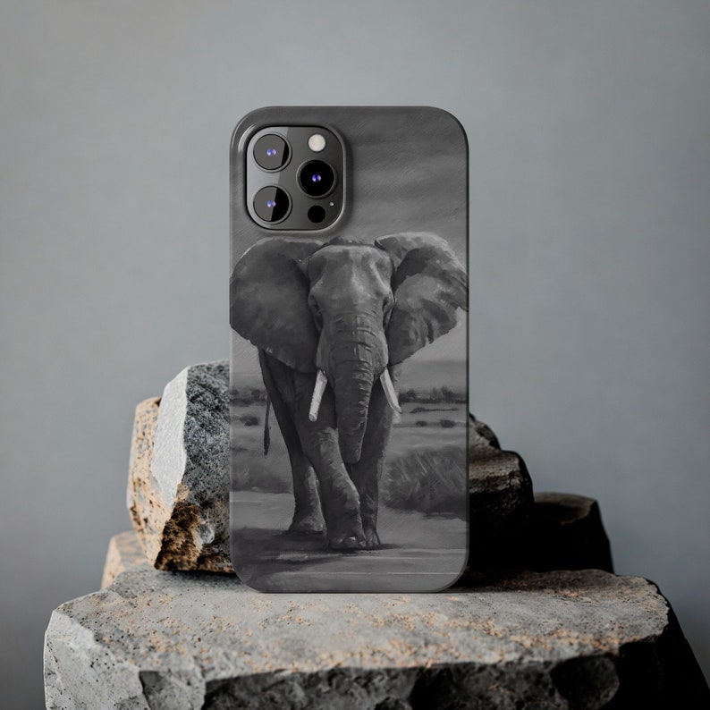 Forever Classic Black & White Elephant iPhone Case for All iPhone ...