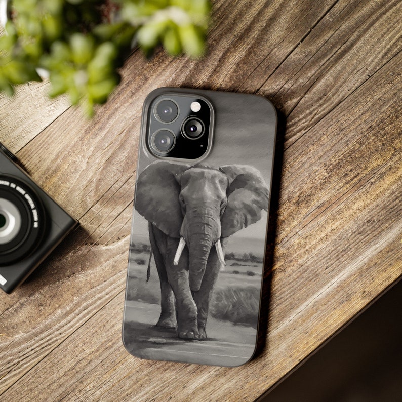 Forever Classic Black & White Elephant iPhone Case for All iPhone ...