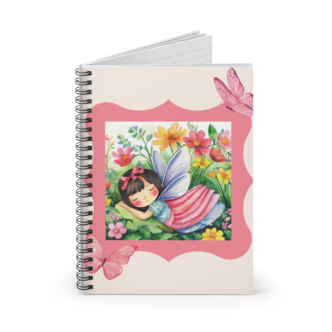 Garden Dreams: Sleeping Fairy Notebook, Fairytale Creatures Journal ...