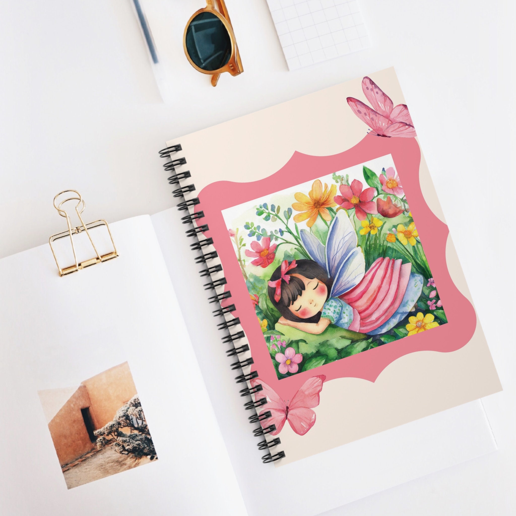 Garden Dreams: Sleeping Fairy Notebook, Fairytale Creatures Journal ...