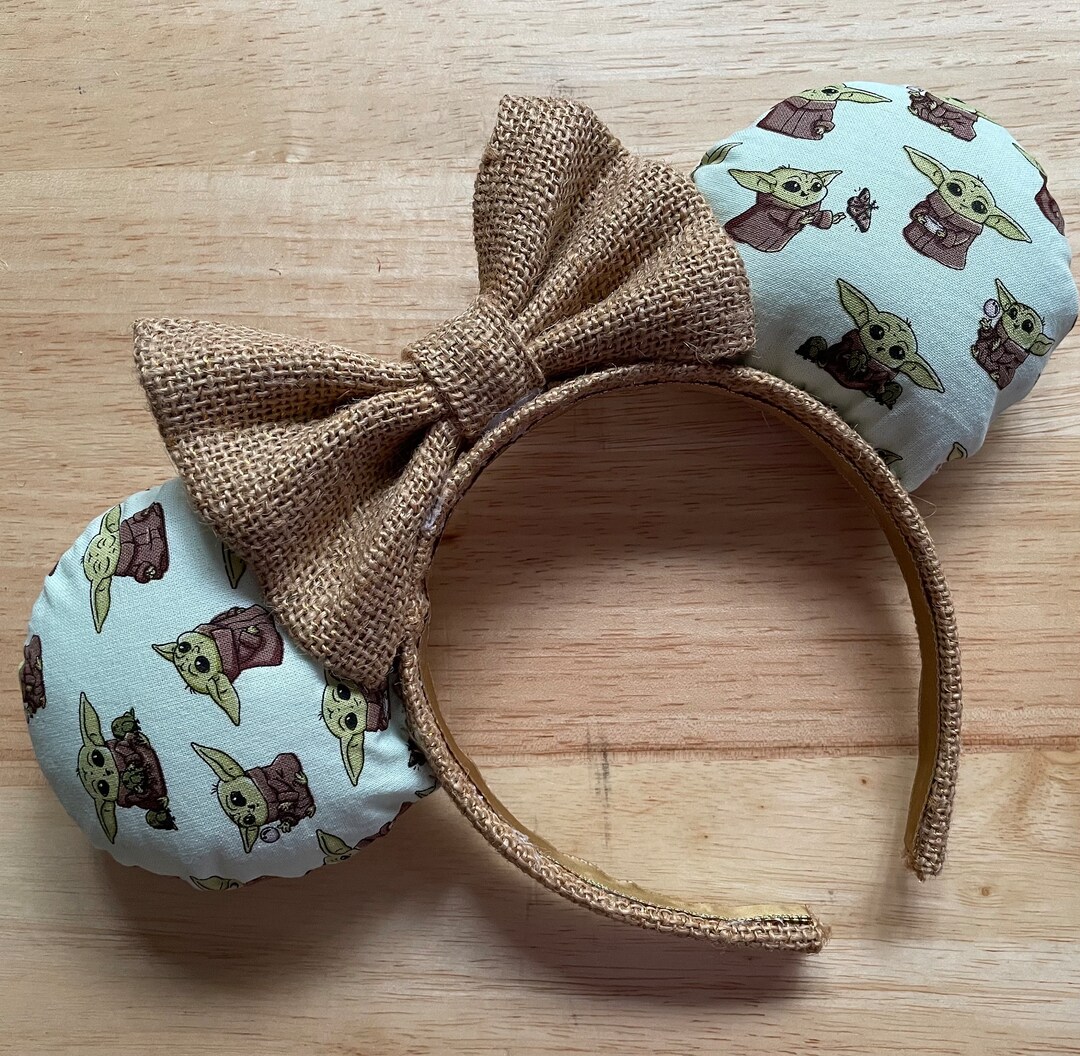 Baby Yoda, the Child, Grogu Inspired Ears, Minnie Ears, Disney Inspired ...