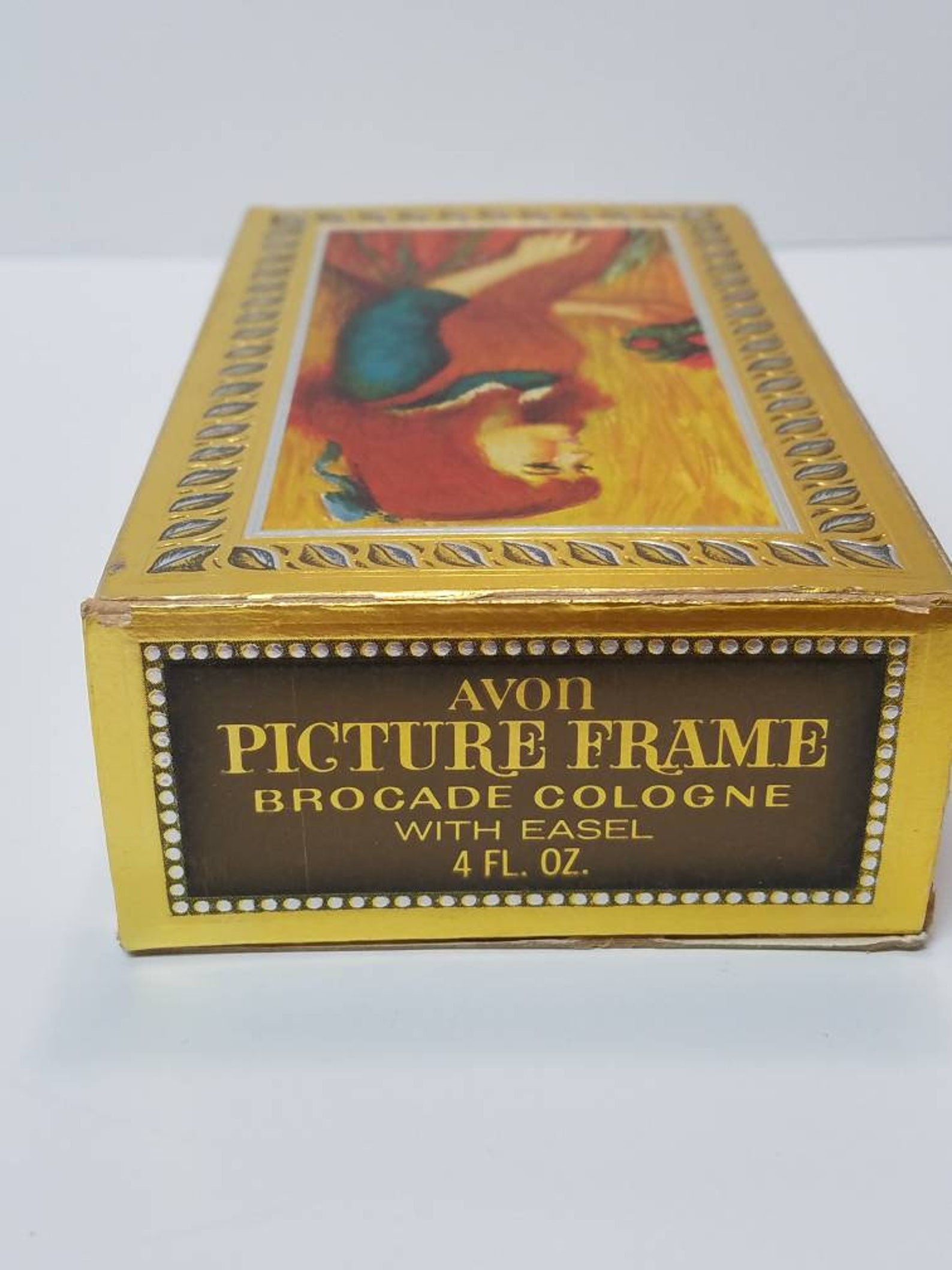 Avon Picture Frame Brocade Cologne 1970-71 Picture Frame - Etsy