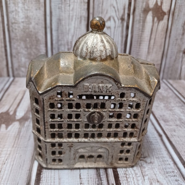 Cast Iron Still Bank Building - Etsy