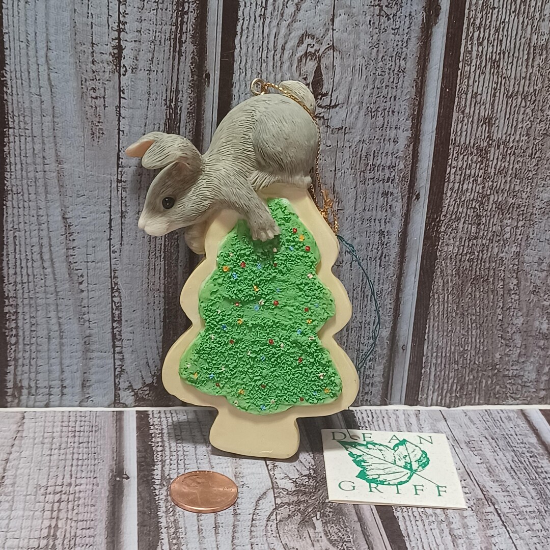 Vintage Charming Tails Bunny on Top of a Christmas a Tree Cookie ...